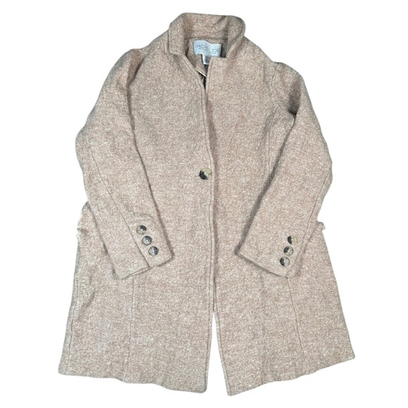 Rachel Zoe | Jackets & Coats | Rachel Zoe Coat Womens Large Tan Wool ...
